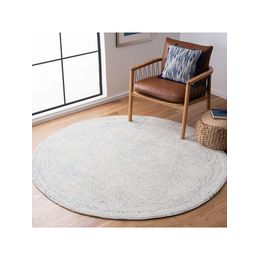 Safavieh Woll-Teppich in Creme/ Blau - 46% | Gr&ouml;&szlig;e 122x122 cm |