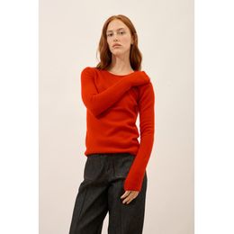 Just Cashmere Kaschmir-Pullover "Joyce" in Rot - 61% | Gr&ouml;&szlig;e L | Damen-pullover-cardigans