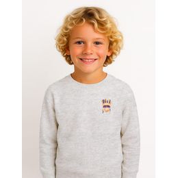 WOOOP Sweatshirt in Grau - 59% | Gr&ouml;&szlig;e 116 | Kinder-sweatshirts-jacken