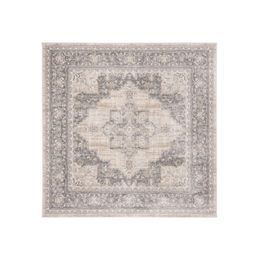 Safavieh Kurzflor-Teppich ''Brentwood'' in Hellgrau/ Beige - 47% | Gr&ouml;&szlig;e 91x91 cm |
