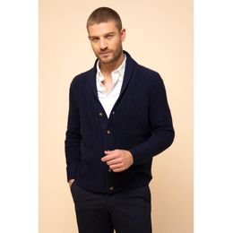 Just Cashmere Kaschmir-Cardigan "Garma" in Dunkelblau - 52% | Gr&ouml;&szlig;e S | Herren-pullover-cardigans