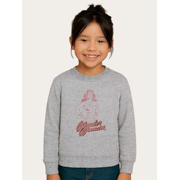 WOOOP Sweatshirt "Wonder Woman" in Grau - 62% | Gr&ouml;&szlig;e 152 | Kinder-sweatshirts-jacken