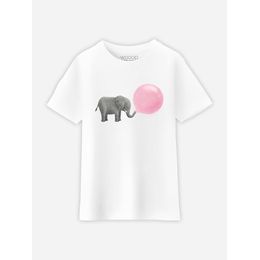 WOOOP Shirt "Jumbo Bubble Gum" in Wei&szlig; - 58% | Gr&ouml;&szlig;e 104 | Kinder-oberteile