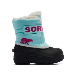 Sorel Winterstiefel "Snow Commander" in T&uuml;rkis/ Schwarz - 52% | Gr&ouml;&szlig;e 21 | Baby-stiefel-boots