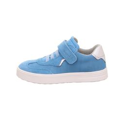 Superfit Leder-Sneakers "Stella" in Hellblau - 55% | Gr&ouml;&szlig;e 34 | Kindersneakers