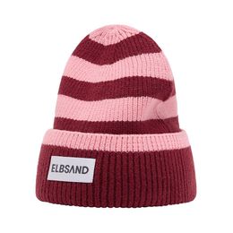 ELBSAND Beanie "Norid" in Rot/ Pink - 48% | Damen-muetzen-caps