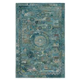 Safavieh Kurzflor-Teppich ''Anatolia'' in Gr&uuml;n/ Blau - 44% | Gr&ouml;&szlig;e 244x305 cm |