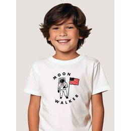 WOOOP Shirt "Moon walker" in Wei&szlig; - 58% | Gr&ouml;&szlig;e 140 | Kinder-oberteile