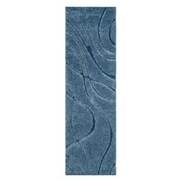 Safavieh Kurzflor-Teppich "Shag" in Blau - 50% | Gr&ouml;&szlig;e 61x91 cm |