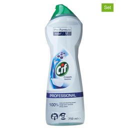 Cif 4er-Set: Scheuermilch "Professional Cream", je 750 ml - 13% | Putzutensilien