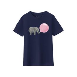 WOOOP Shirt "Jumbo bubble gum" in Dunkelblau - 58% | Gr&ouml;&szlig;e 152 | Kinder-oberteile