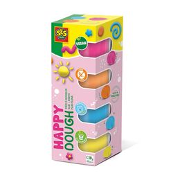 SES Knete "Feel good - Happy" - 4x 90 g - ab 12 Monaten - 21% | Kinder-kreativspielzeug