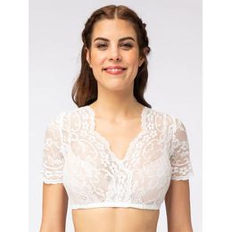 Halali by Astrid S&ouml;ll Dirndlbluse "Alena" in Creme - 54% | Gr&ouml;&szlig;e 34 | Damen-dirndlblusen