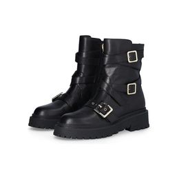 Liu Jo Leder-Boots in Schwarz - 51% | Gr&ouml;&szlig;e 38 | Damen-stiefel