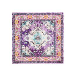 Safavieh Kurzflor-Teppich ''Monaco'' in Lila - 43% | Gr&ouml;&szlig;e 201x201 cm |
