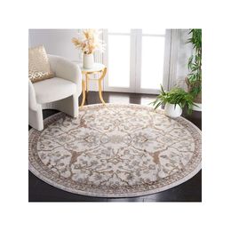Safavieh Kurzflor-Teppich ''Palma'' in Beige/ Creme - 44% | Gr&ouml;&szlig;e 160x160 cm |