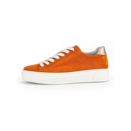 Gabor Leder-Sneakers in Orange - 62% | Gr&ouml;&szlig;e 40 | Damen-sneakers