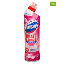 Domestos 4er-Set: WC-Reiniger-Gel "Floral Fresh", je 750 ml - 33% | Putzutensilien