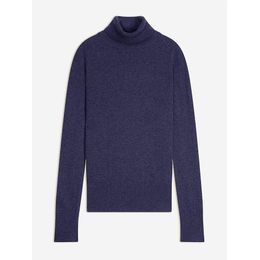 Just Cashmere Kaschmir-Rollkragenpullover in Dunkelblau - 64% | Gr&ouml;&szlig;e S | Damen-pullover-cardigans
