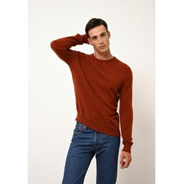 Just Cashmere Kaschmir-Pullover "Howard" in Rostrot - 61% | Gr&ouml;&szlig;e L | Herren-plussize