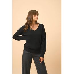 Just Cashmere Kaschmir-Pullover "Birse" in Schwarz - 57% | Gr&ouml;&szlig;e S | Damen-pullover-cardigans