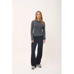 Just Cashmere Kaschmir-Pullover "Avana" in Grau - 64% | Gr&ouml;&szlig;e L | Damen-pullover-cardigans
