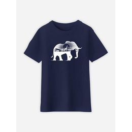 WOOOP Shirt "Wild Africa" in Dunkelblau - 58% | Gr&ouml;&szlig;e 116 | Kinder-oberteile
