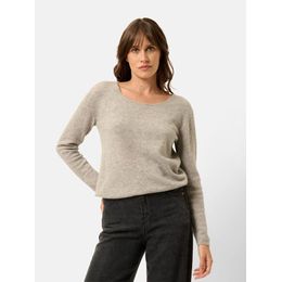 Just Cashmere Kaschmir-Pullover "Fiona" in Taupe - 61% | Gr&ouml;&szlig;e L | Damen-pullover-cardigans