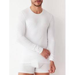 COTONELLA Longsleeve in Wei&szlig; - 60% | Gr&ouml;&szlig;e M | Herrenshirts