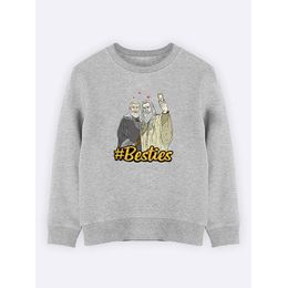 WOOOP Sweatshirt "Gandalf and dumbledore" in Grau - 61% | Gr&ouml;&szlig;e 152 | Kinder-sweatshirts-jacken