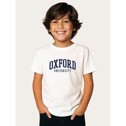 American Universities Shirt "Oxford University 2" in Wei&szlig; - 58% | Gr&ouml;&szlig;e 140 | Kinder-oberteile