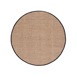 Safavieh Seegras-Teppich in Beige/ Schwarz - 45% | Gr&ouml;&szlig;e 152x152 cm |