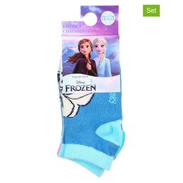 Die Eisk&ouml;nigin FROZEN 3er-Set: Socken "Frozen" in Bunt - 21% | Gr&ouml;&szlig;e 23-26 | Kinder-socken-strumpfhosen