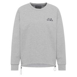 ELBSAND Sweatshirt "Caris" in Grau - 53% | Gr&ouml;&szlig;e S | Damen-sweatshirts-jacken