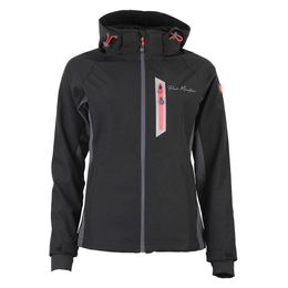Peak Mountain Softshelljacke "Acluny" in Schwarz - 63% | Gr&ouml;&szlig;e S | Damen-outdoorjacken