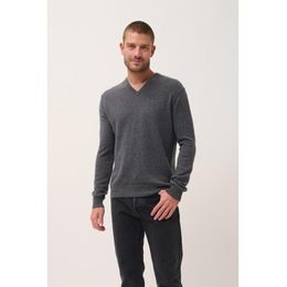 Just Cashmere Kaschmir-Pullover "Tom" in Anthrazit - 62% | Gr&ouml;&szlig;e XL | Herren-plussize