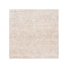 Safavieh Woll-Teppich in Creme/ Hellbraun - 46% | Gr&ouml;&szlig;e 122x122 cm |