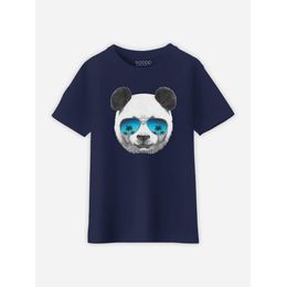 WOOOP Shirt "Panda Sunglasses" in Dunkelblau - 58% | Gr&ouml;&szlig;e 140 | Kinder-oberteile
