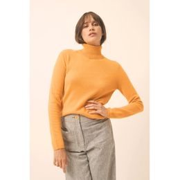 Just Cashmere Kaschmir-Pullover "Ava" in Gelb - 65% | Gr&ouml;&szlig;e S | Damen-pullover-cardigans