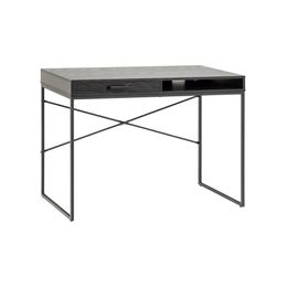 Actona Schreibtisch "Seaford" in Schwarz - (B)110 x (H)75 x (T)45 cm - 51% | Tische