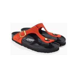 Sunbay Leder-Zehentrenner "Camelia" in Rot - 64% | Gr&ouml;&szlig;e 37 | Damen-sandalen