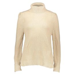 Vila Rollkragenpullover in Beige - 75% | Gr&ouml;&szlig;e L | Damen-pullover-cardigans