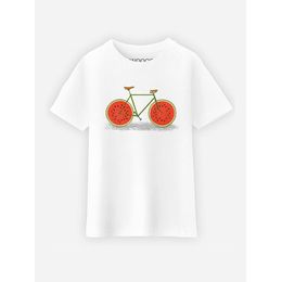 WOOOP Shirt "Juicy" in Wei&szlig; - 58% | Gr&ouml;&szlig;e 104 | Kinder-oberteile