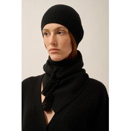 Just Cashmere Kaschmir-Schal "Lima" in Schwarz - 62% | Damen-schals-tuecher