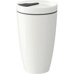 like.Villeroy & Boch Coffee-To-Go-Becher TO GO, TO Stay, Wei&szlig;, Keramik, 0,35 L, Kaffee & Tee, Tassen, Thermobecher