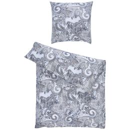 Estella Bettw&auml;sche Atelier, Platin, Textil, Paisley, 135x200 cm, Oeko-Tex&reg; Standard 100, Schlaftextilien, Bettw&auml;sche, Bettw&auml;sche, Jersey-Bettw&auml;sche