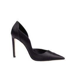 Jimmy Choo Hohe Schuhe - Brigitte 100 Sta Satin Pump, Black - Gr. 35 (EU) - in Schwarz - f&uuml;r Damen
