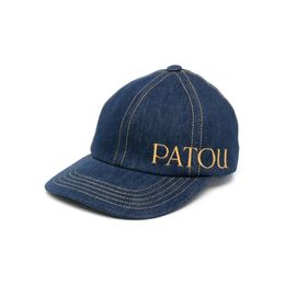 Patou Caps & M&uuml;tzen - Navy Blue Organic Cotton Blend Denim Hat - Gr. S - in Schwarz - f&uuml;r Damen