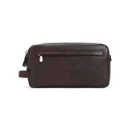 Brunello Cucinelli Bauchtaschen - Rectangular Dark Brown Leather Belt Bag With Desig - Gr. ONE SIZE - in Schwarz - f&uuml;r Damen