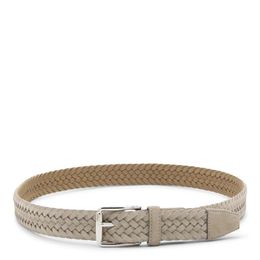 Tod's Tod's G&uuml;rtel - Grey Leather Belt - Gr. 110 - in Grau - f&uuml;r Damen